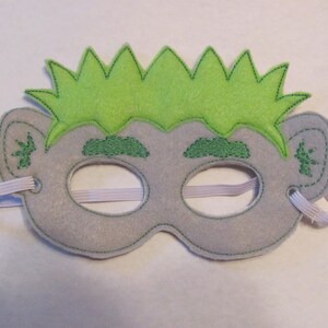 Troll Party Mask - Troll Photo Prop - Gray Troll Party Favor - Troll ...