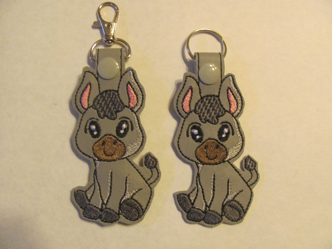 Donkey Key Chain - Donkey Quarter Holder Keychain - Donkey Quarter ...