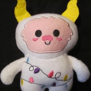 Snow Monster Christmas Decoration- Snow Monster Girl Plush - Snow ...