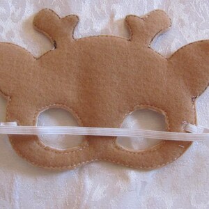 Deer Party Mask - Deer Photo Prop - Deer Party Favor - Deer Felt Mask ...