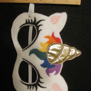 Unicorn Party Mask - Rainbow Unicorn Party Masks- Unicorn Photo Prop ...