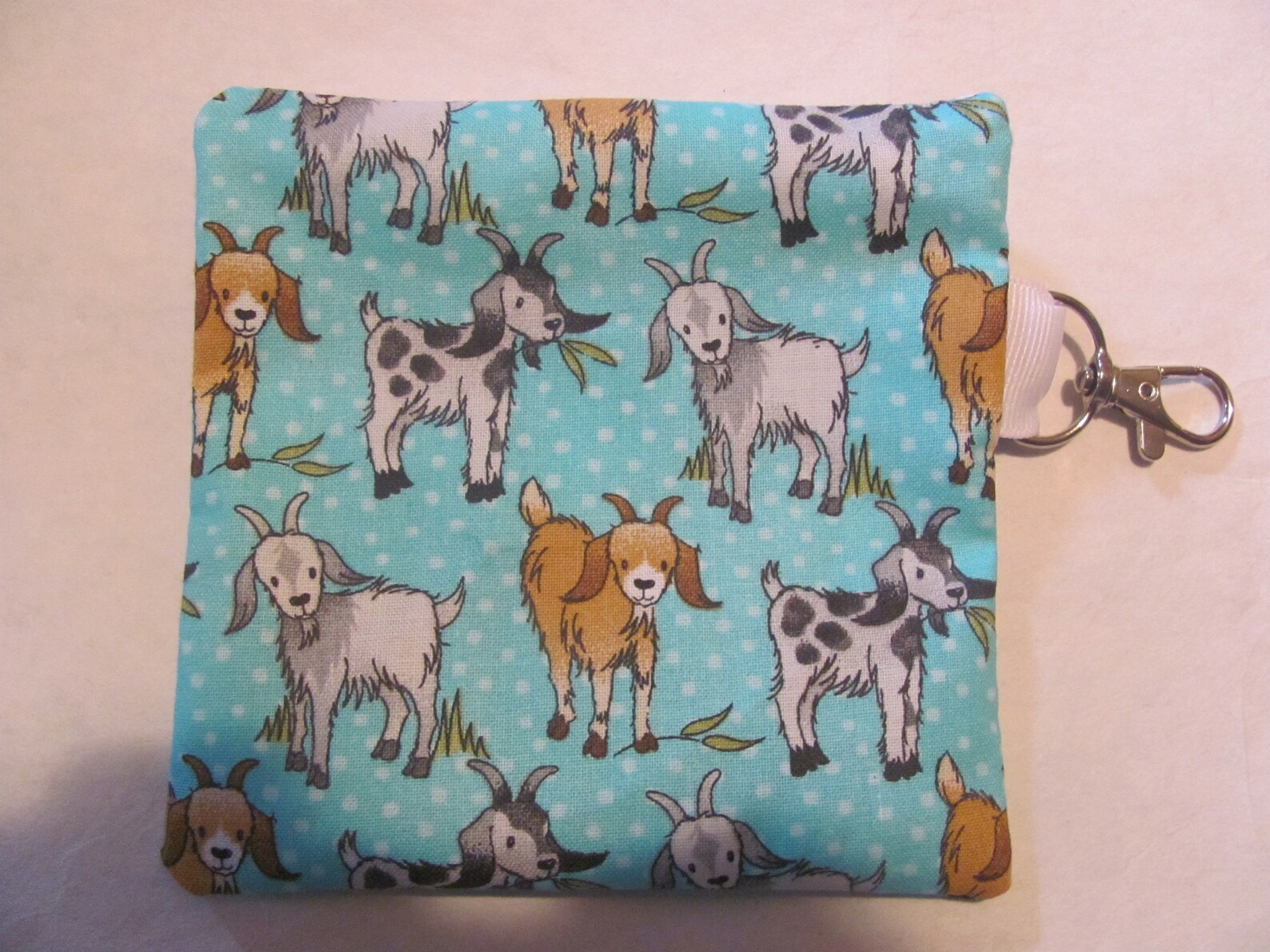 Goat Zipper Bag Goat Mask Bag Goat Organizer Bag Goat | Etsy