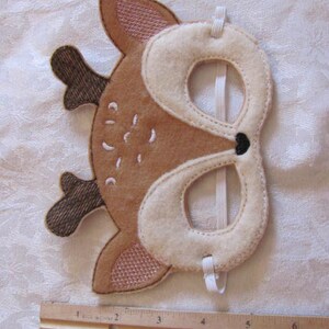 Deer Party Mask - Deer Photo Prop - Deer Party Favor - Deer Felt Mask ...