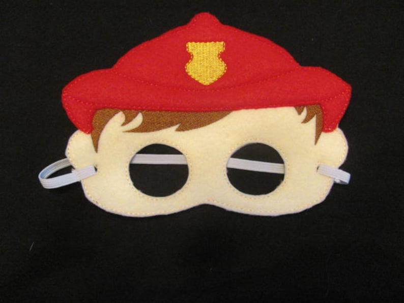 Fire Fighter Party Mask Fireman Photo Prop Fire Fighter - Etsy