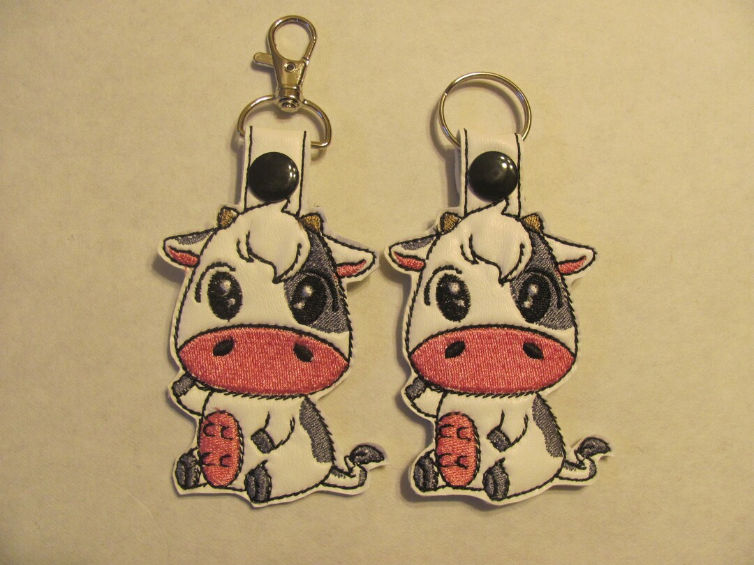Cow Key Chain - Cow Quarter Holder Keychain - Cow Quarter Holder ...