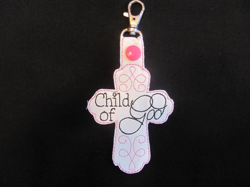 Cross Key Fob Child of God Key Fob Religious Key Fob - Etsy