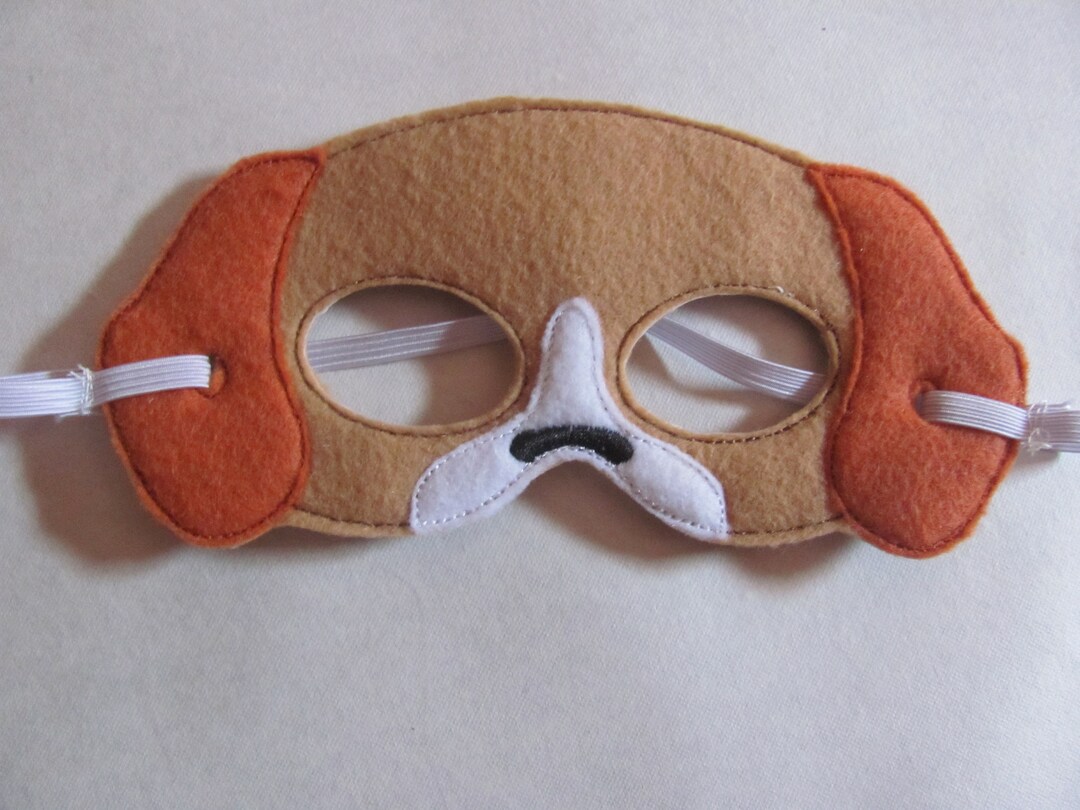 Beagle Felt Party Mask - Beagle Photo Prop - Beagle Party Favor - Dog ...