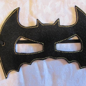 Black Bat Mask Party Masks- Bat Mask Photo Prop - Felt Mask - Birthday ...