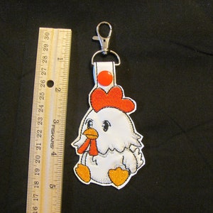 Chicken Key Chain - Chicken Quarter Holder Keychain - Chicken ...