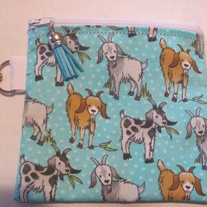 Goat Zipper Bag - Goat Mask Bag - Goat Organizer Bag - Goat Zipper ...