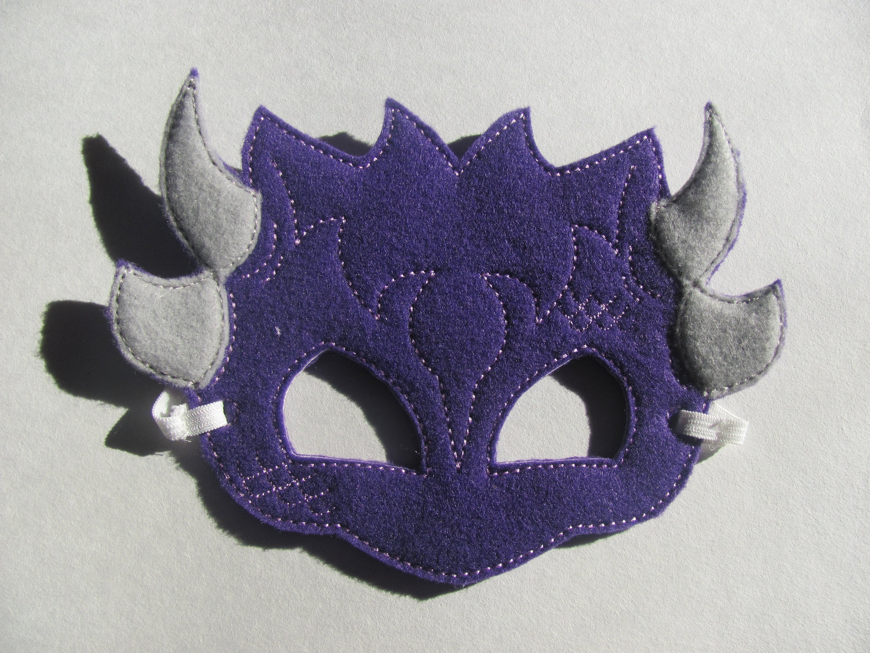 Dragon Party Masks Purple Dragon Photo Prop Dragon Felt Mask - Etsy