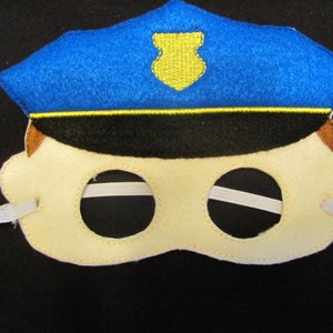 Police Officer Party Mask - Policeman Photo Prop - Police Officer Party ...