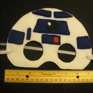 White Robot Party Masks- White Robot Photo Prop - Felt Mask - Pretend ...