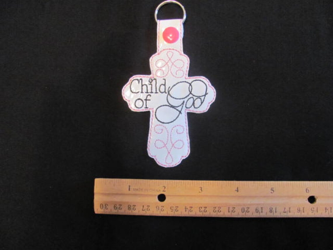 Cross Key Fob Child of God Key Fob Religious Key Fob - Etsy