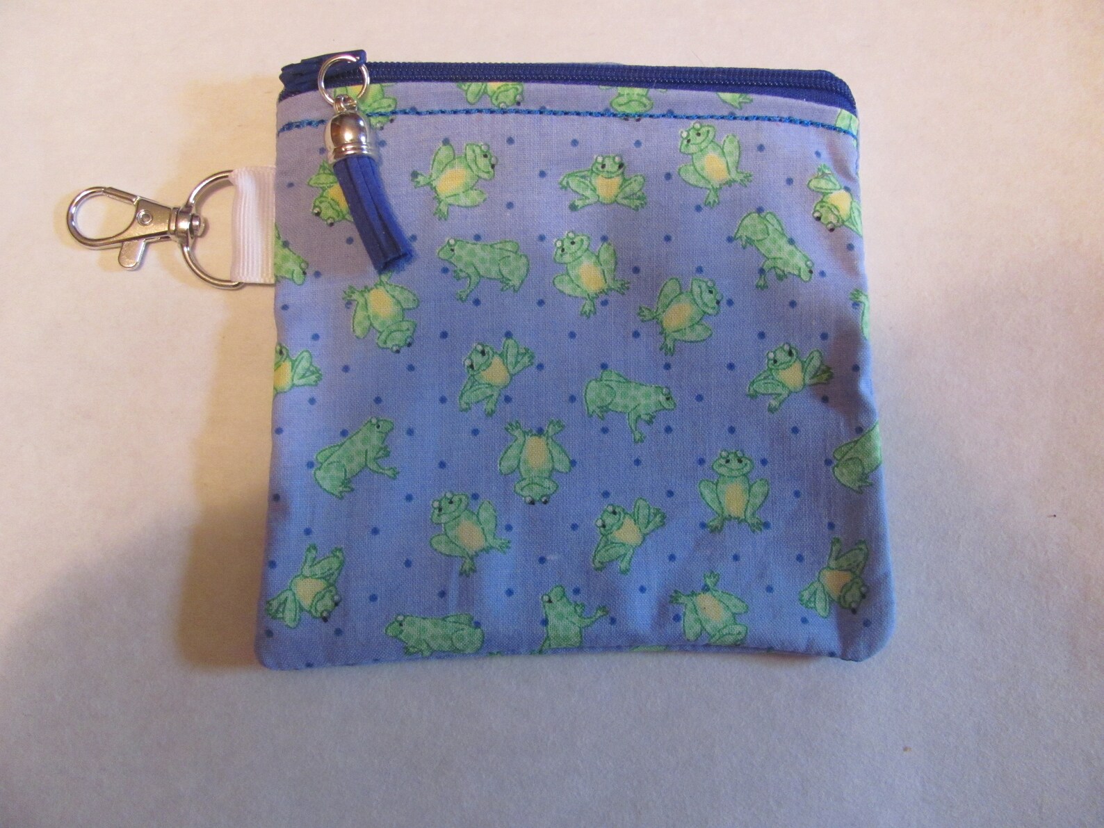 Frogs Zipper Bag -frog Accessories Bag - Frog Zipper Pouch - Frog Small ...