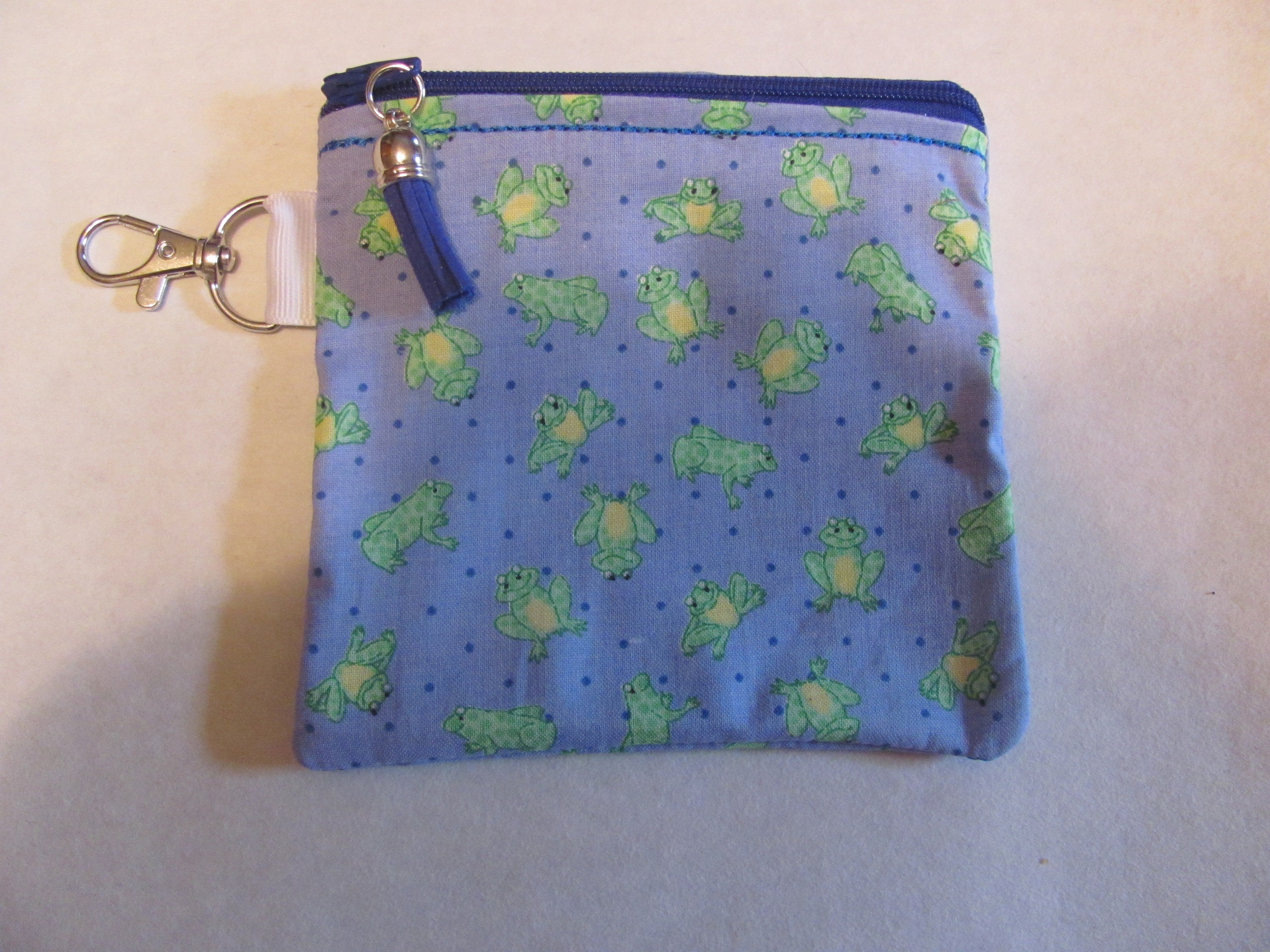 Frogs Zipper Bag -frog Accessories Bag - Frog Zipper Pouch - Frog Small ...