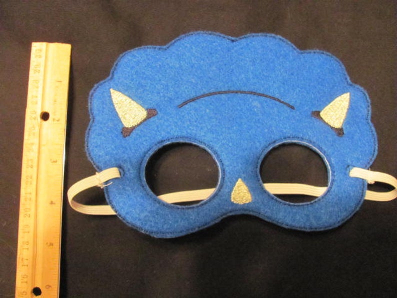 Triceratops in Blue Party Masks- Dinosaur Photo Prop - 2 Sizes ...
