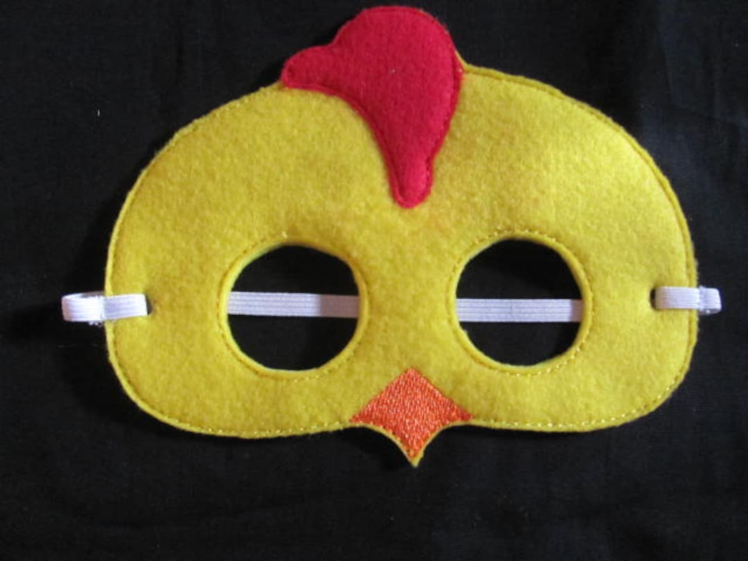 Chick Party Mask - Yellow Chick Photo Prop - Chick Party Favor - Chick ...