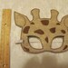 Giraffe Party Mask - Giraffe Photo Prop - Giraffe Party Favor - Giraffe ...
