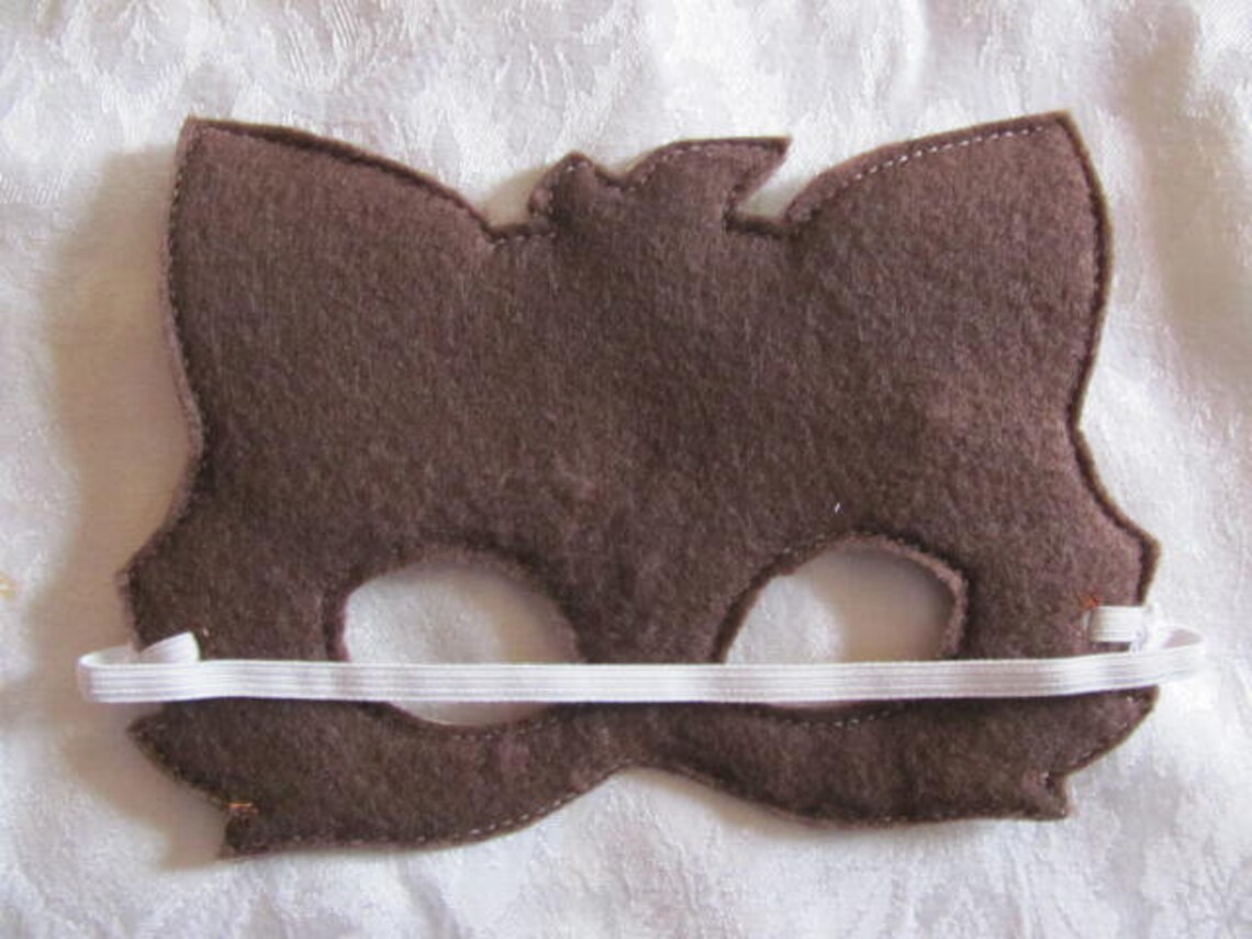 Girl Wolf Felt Party Mask Wolf Photo Prop Girl Wolf Party | Etsy