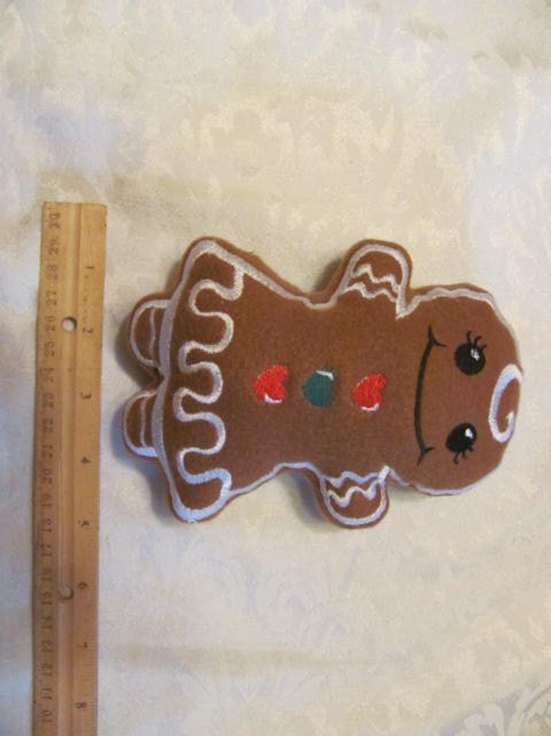 Gingerbread Boy and Girl Set of Christmas Decorations - Etsy