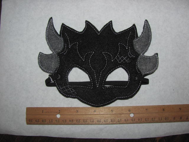 Black Dragon Party Masks Dragon Photo Prop Black Dragon | Etsy