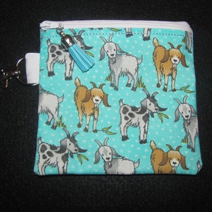 Goat Zipper Bag - Goat Mask Bag - Goat Organizer Bag - Goat Zipper ...