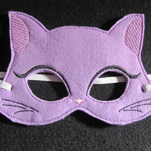 White Kitty Cat Party Masks Kitty Cat Photo Prop Felt Mask - Etsy