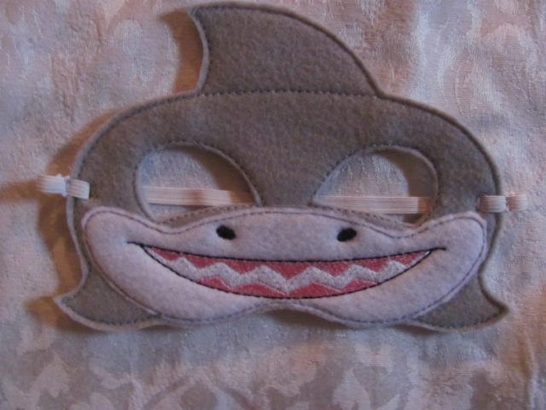 Shark Mask Choose Your Color Felt Shark Mask Photo Prop - Etsy