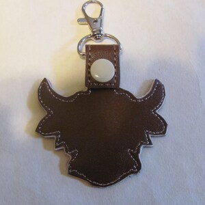 Highland Cow Key Chain - Highland Cow Keyring- Highland Cow Keyfob ...