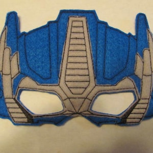 Blue Robot Party Masks- Blue Robot Photo Prop - Felt Mask - Pretend ...