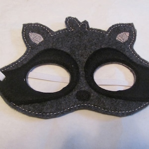Raccoon Party Mask - 2 Sizes - Raccoon Photo Prop - Raccoon Party Favor ...