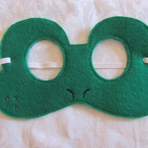 Frog Party Mask - Frog Photo Prop - Frog Party Favor - Frog Felt Mask ...