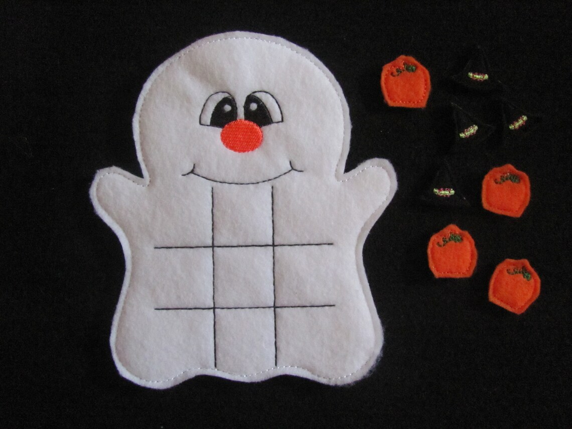 Tic Tac Toe Game Ghost Tic Tac Toe Take Along Game - Etsy