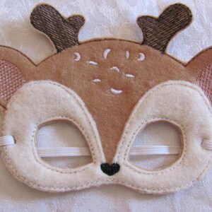 Deer Party Mask - Deer Photo Prop - Deer Party Favor - Deer Felt Mask ...