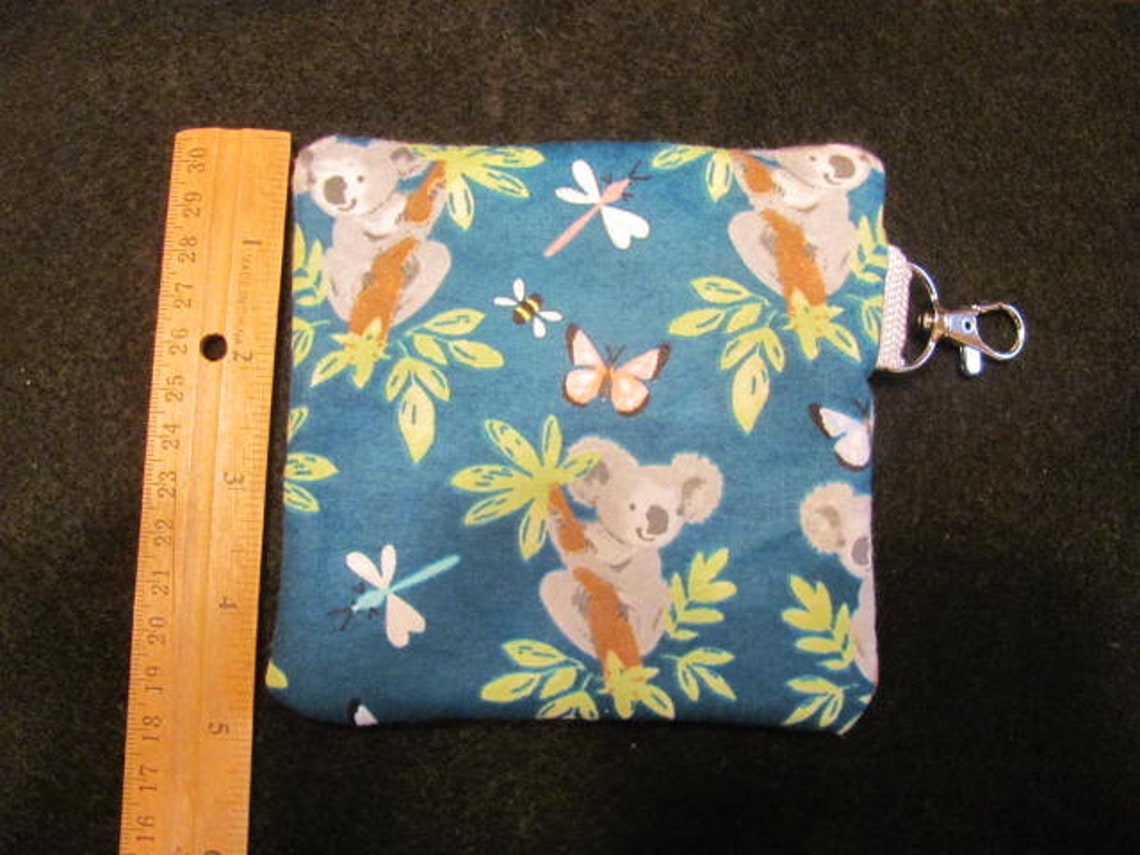 Koala Zipper Bag - Koala Bear Mask Bag - Koala Bag - Koala Zipper Pouch ...