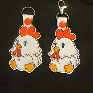 Chicken Key Chain - Chicken Quarter Holder Keychain - Chicken ...