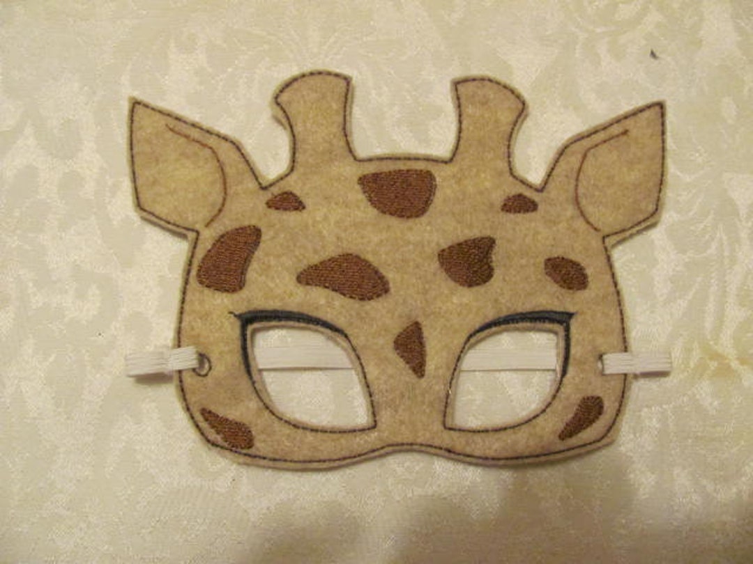 Giraffe Party Mask - Giraffe Photo Prop - Giraffe Party Favor - Giraffe ...