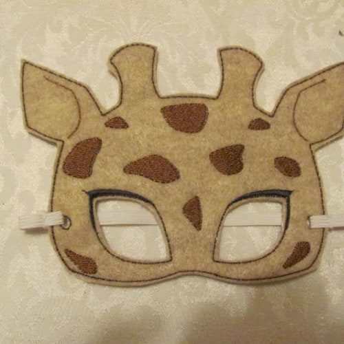 Giraffe Party Mask Giraffe Photo Prop Giraffe Party Favor - Etsy
