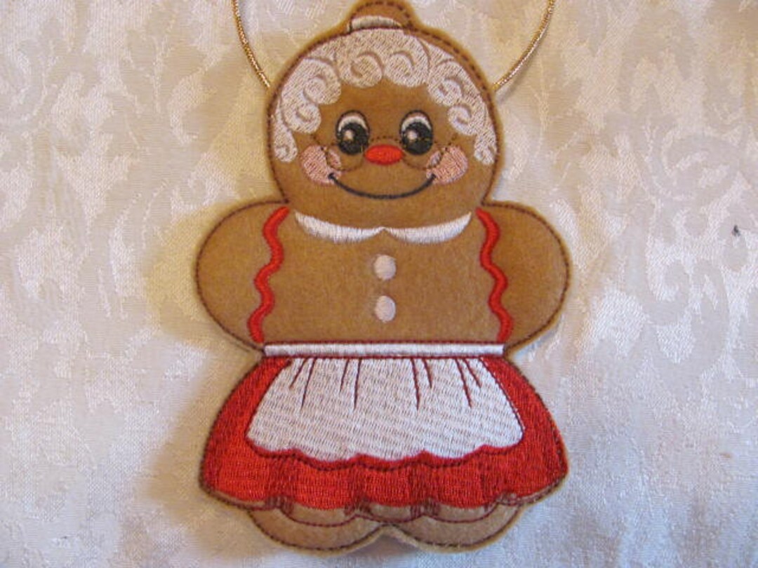 Gingerbread Man Treat Bag - Gingerbread Manmrs. Claus Decor ...