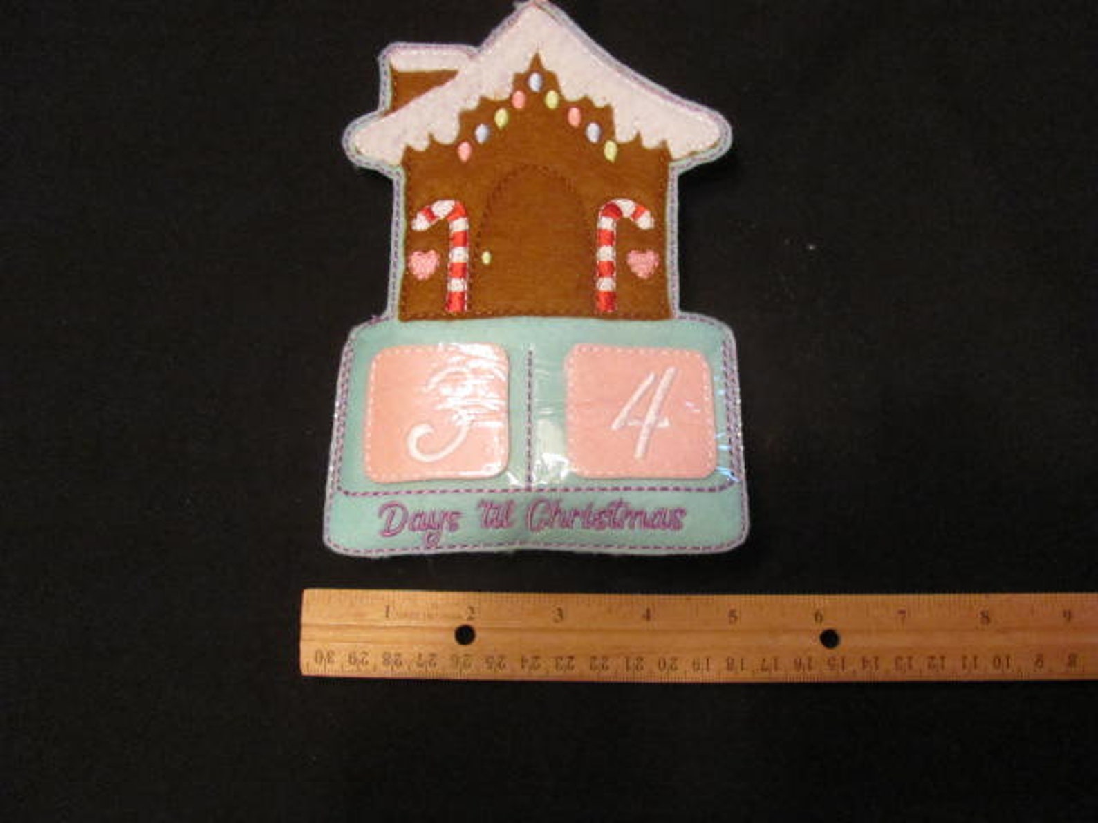 Gingerbread House Christmas Countdown Count Down to Christmas - Etsy
