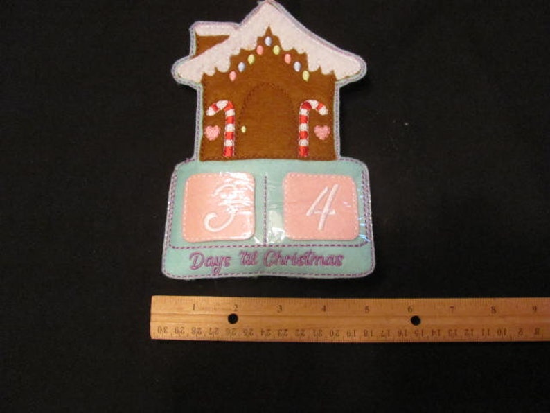 Gingerbread House Christmas Countdown Count Down to Christmas - Etsy