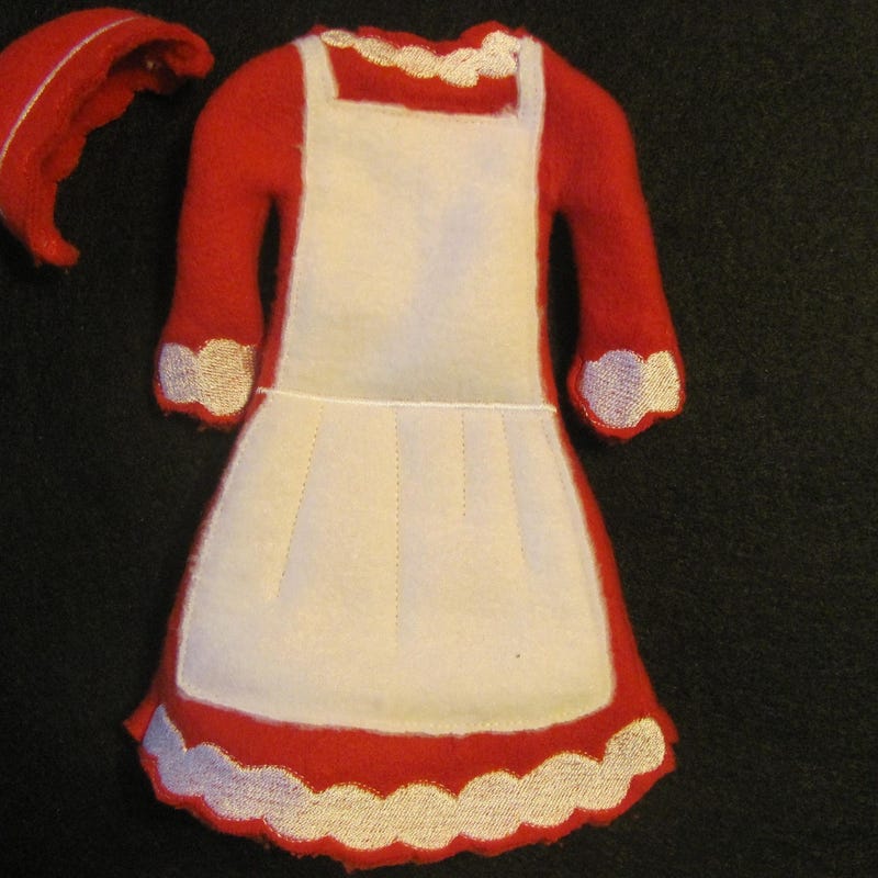Mrs Claus Costume Etsy