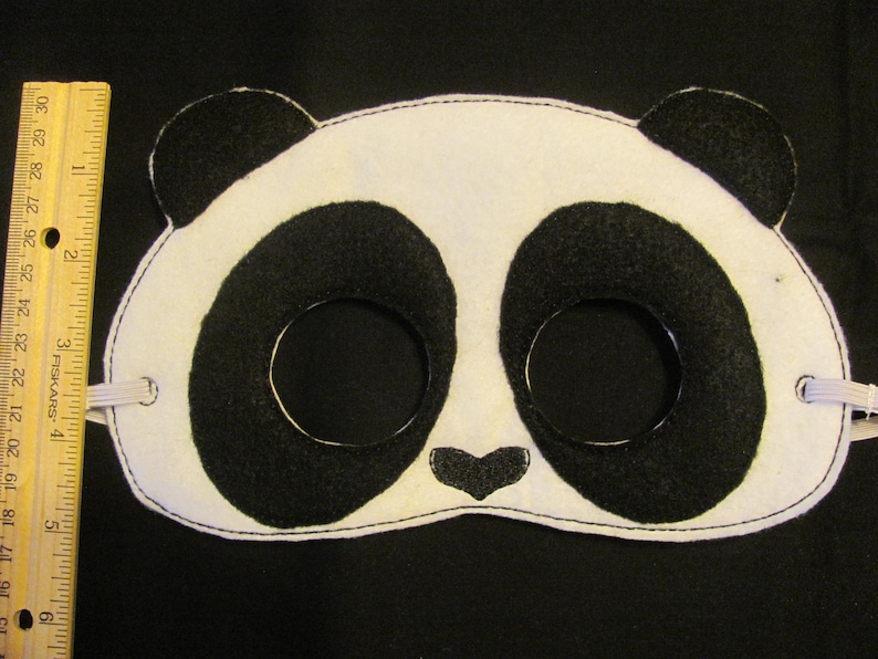 Panda Bear Party Masks- Panda Bear Photo Prop - Felt Mask - Pretend ...