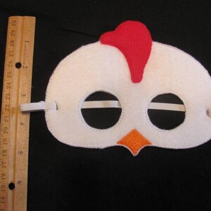 Chick Party Mask - White Chick Photo Prop - Chicken Party Favor ...