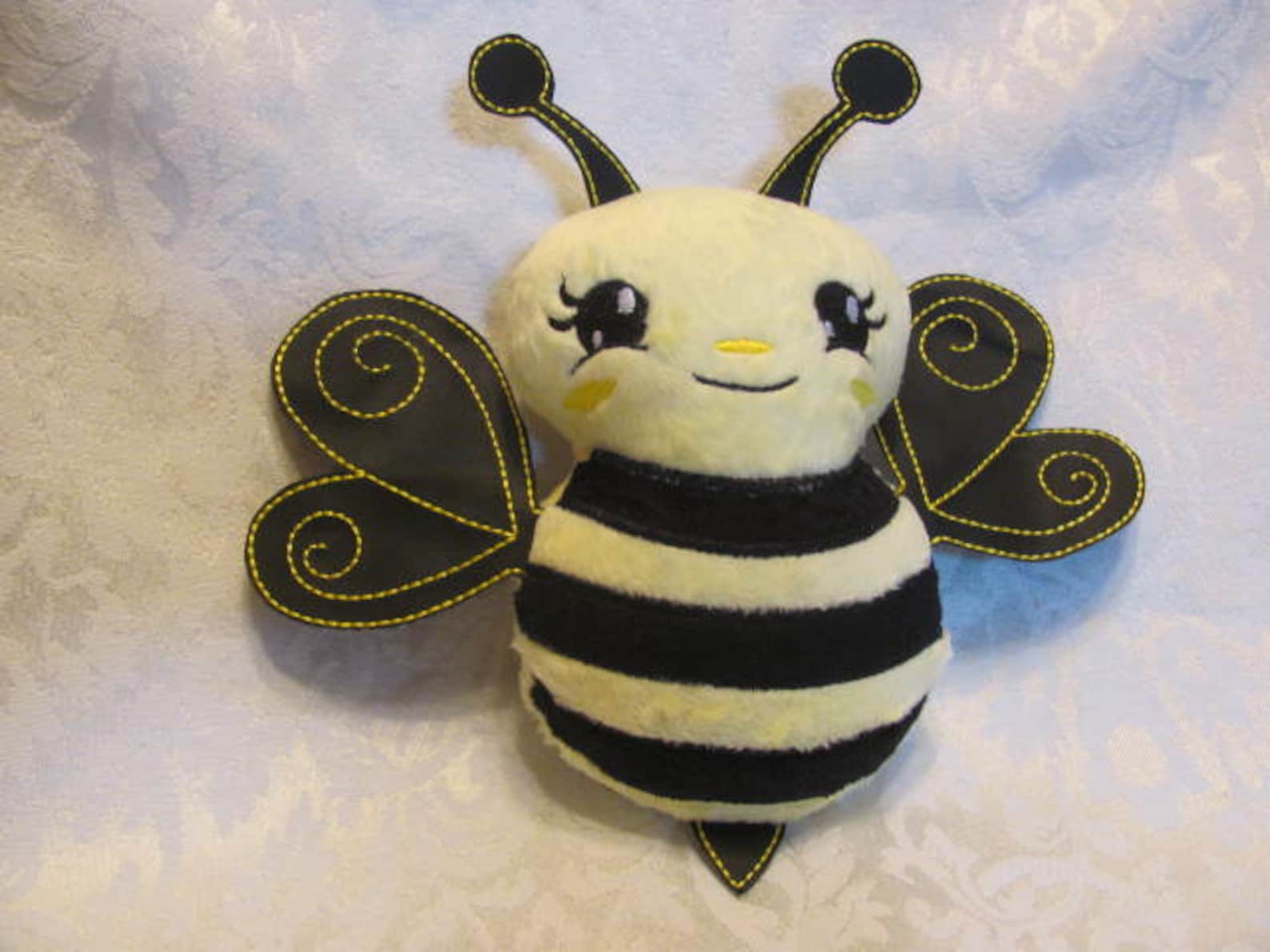 Bee Stuffed Animal Bumble Bee Gift for Girls Bumble Bee Stuffie ...