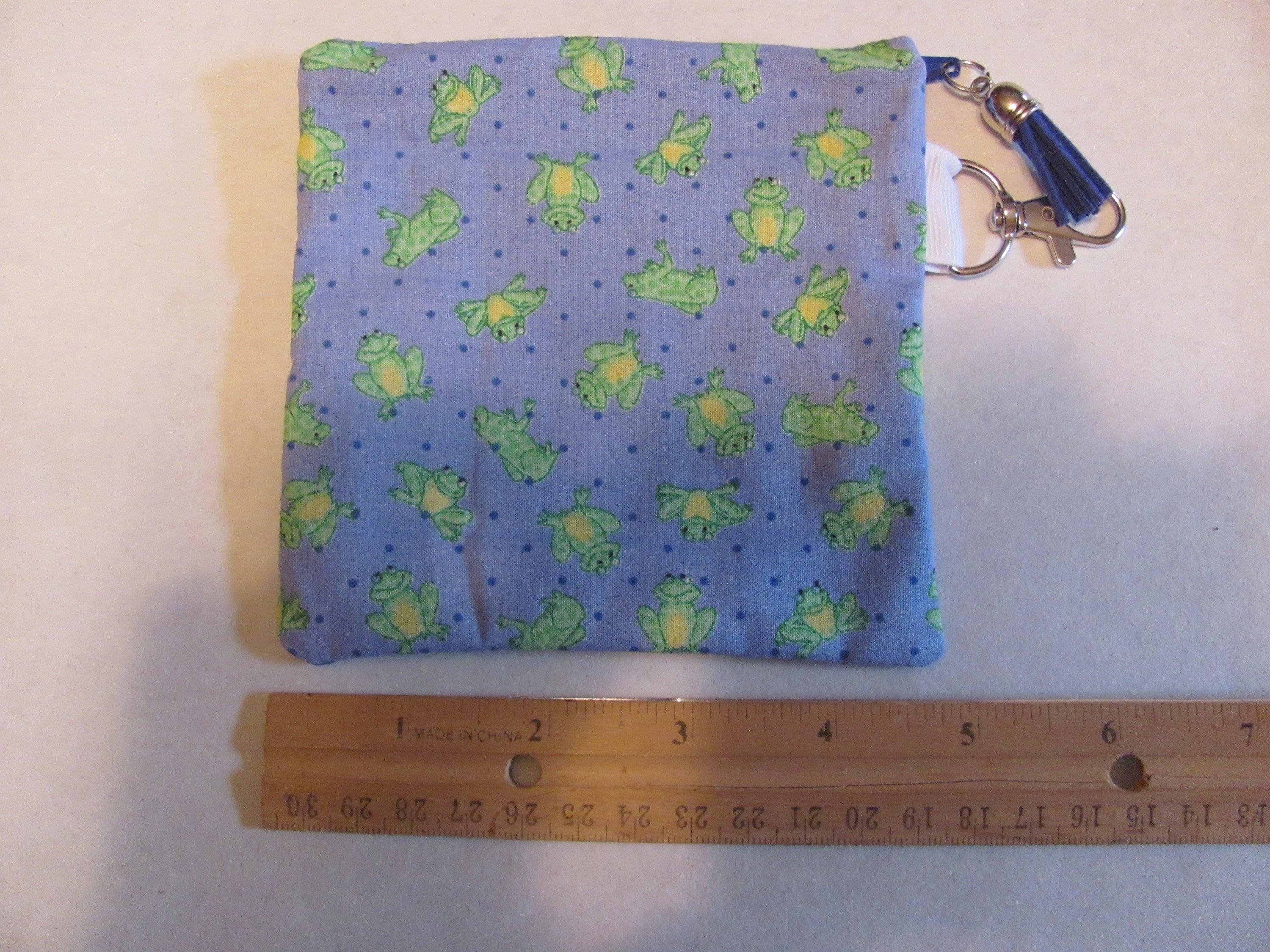 Frogs Zipper Bag -frog Accessories Bag - Frog Zipper Pouch - Frog Small ...