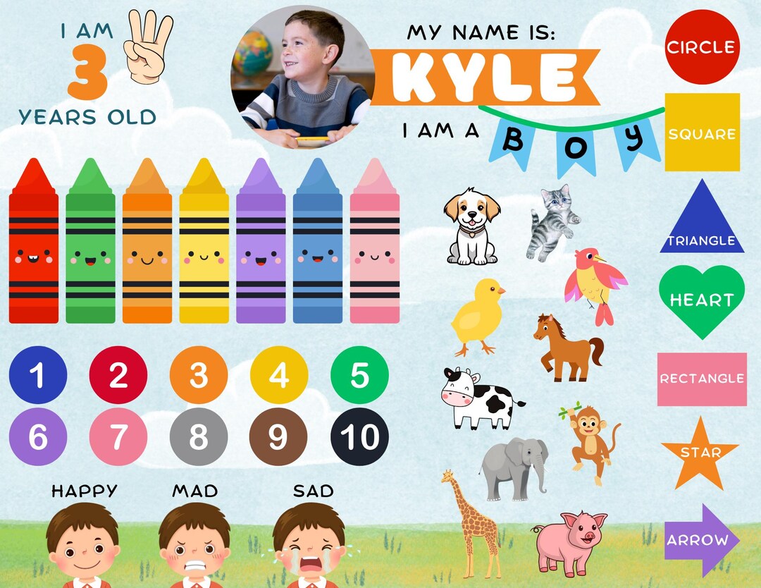 Personalized Learning Activity Sheet - Etsy