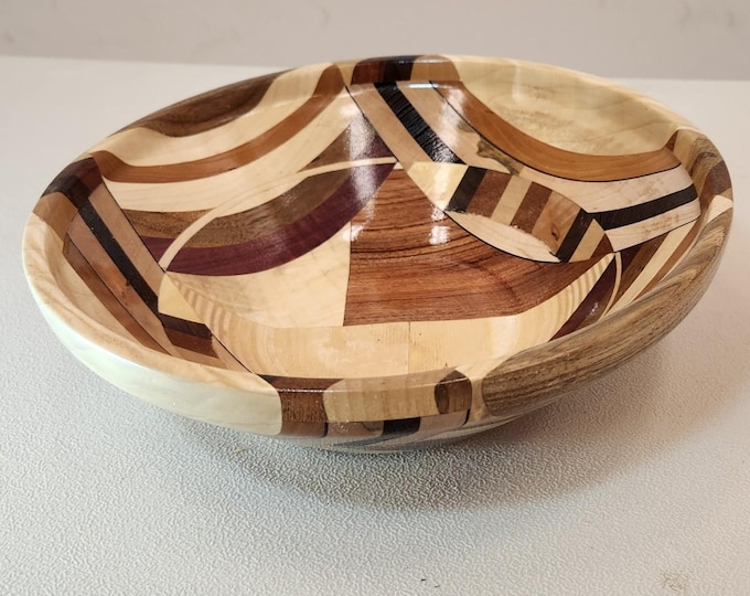 Segmented Wood Bowl - Etsy