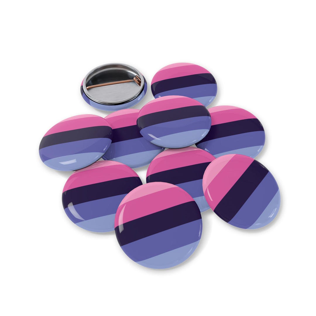 Omnisexual Pin Button Omnisexual Pride Flag Omni Pride LGBT Badge ...